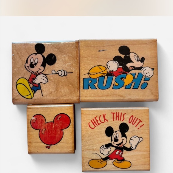 Disney | Art | Disney Mickey Mouse Vintage Stamps | Poshmark